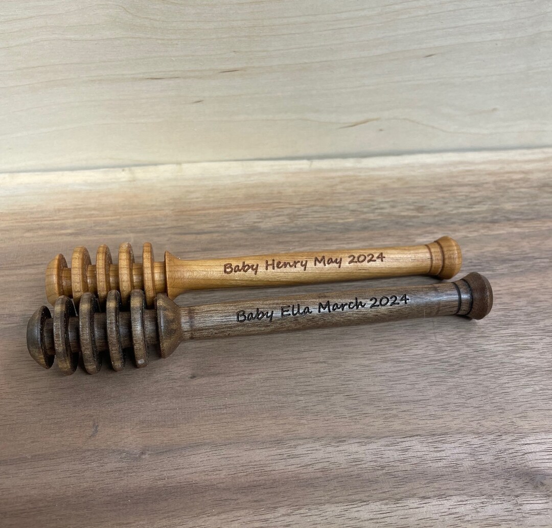 Customizable Baby Shower Favor Custom Honey Dipper Gift for Baby Shower ...