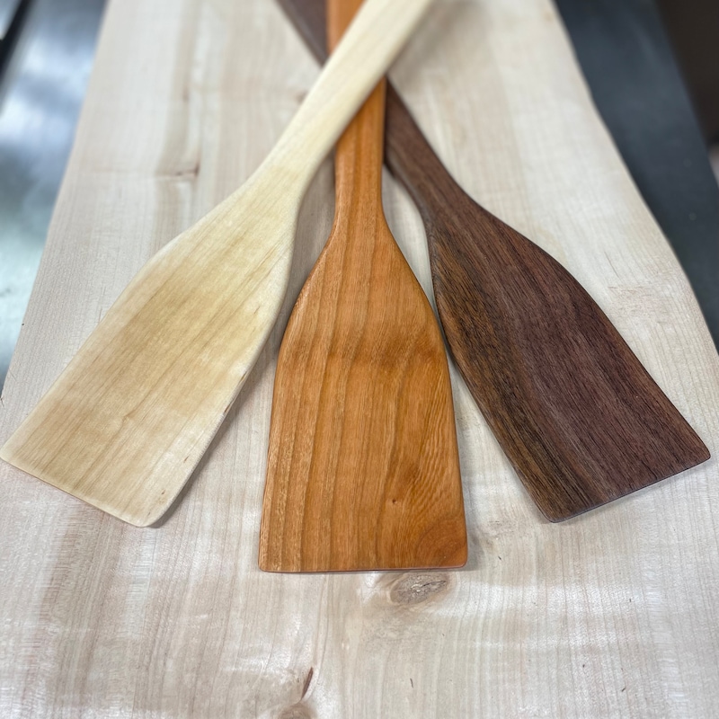 Wooden Kitchen Spatulas - Etsy