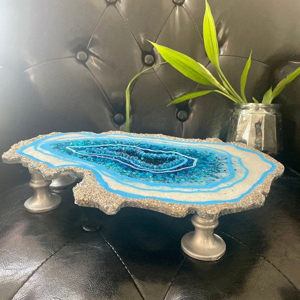 Geode Resin Tray - Etsy