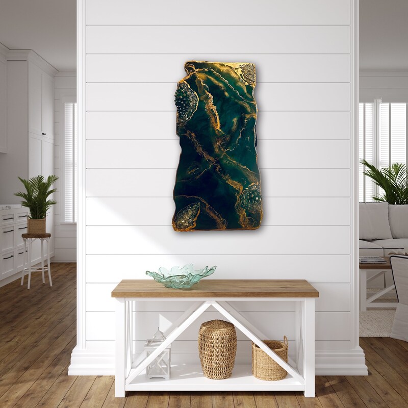 Green Geode - Etsy