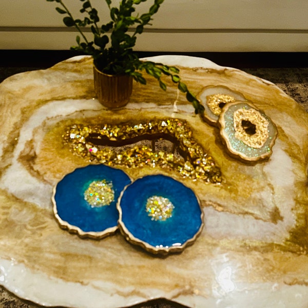 Geode Table - Etsy
