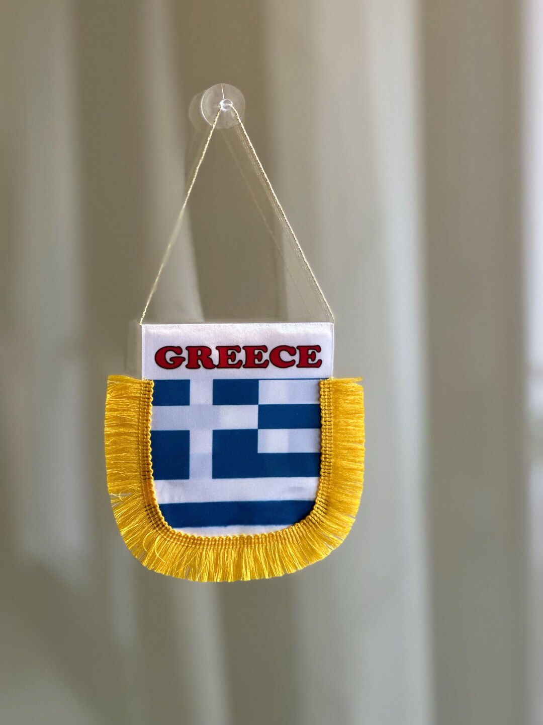 Greece Pennant Banner Small Flag for Car Truck Home Office With Suction ...