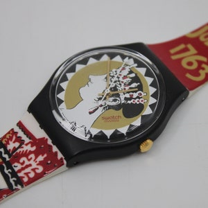 1994 Vintage Gents Swatch 'aiglette' Josephine Bonaparte GB159, NEW OLD ...