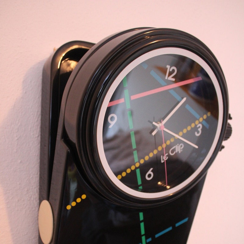 80s Wall Clock - Etsy