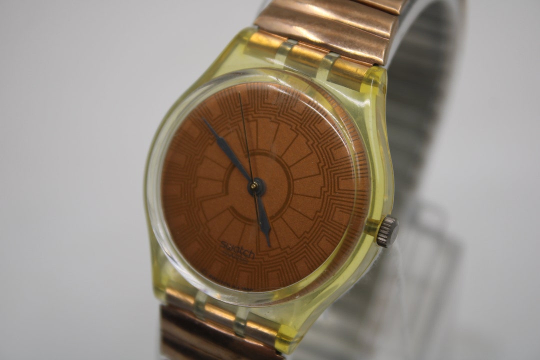 1990, Vintage Gents Swatch, 'copper Dusk' GK127/128, NO Box, Nice, Used ...