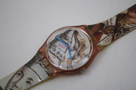 1993, Vintage Gents Swatch, 'Masquerade', GP105, NO … - Gem