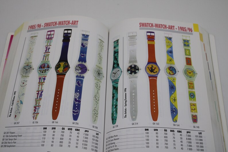 RARE Swatch Watch Collectors Guide - 1983 - 1996 - Nice, USED Condition ...