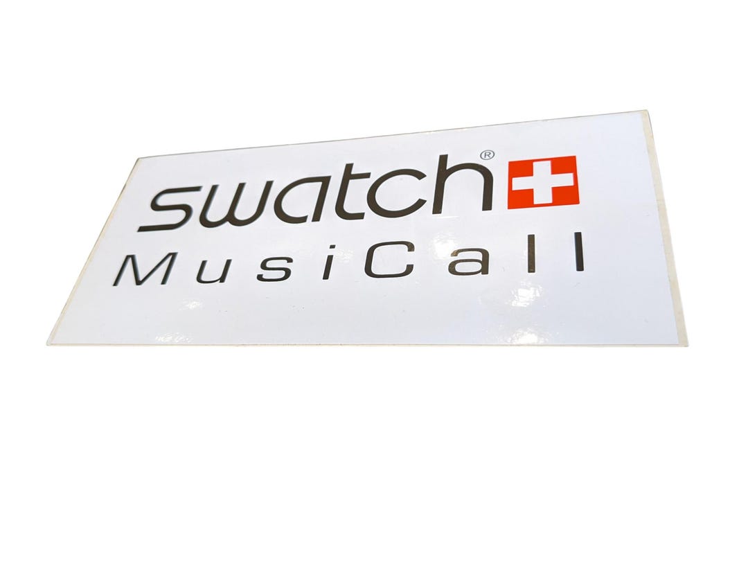 Swatch Vintage Dealer Musicall Sticker, Original and Unused 80s, 90s - Etsy