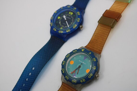 1991 Medusa & Blue Moon 'knock off' Scuba watches, co… - Gem