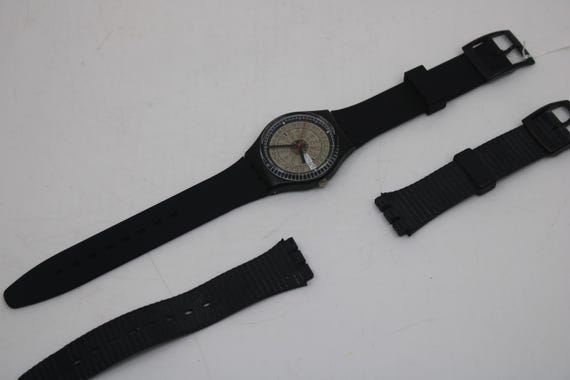 1988 very early, vintage gents Swatch 'Ticker tape' G… - Gem