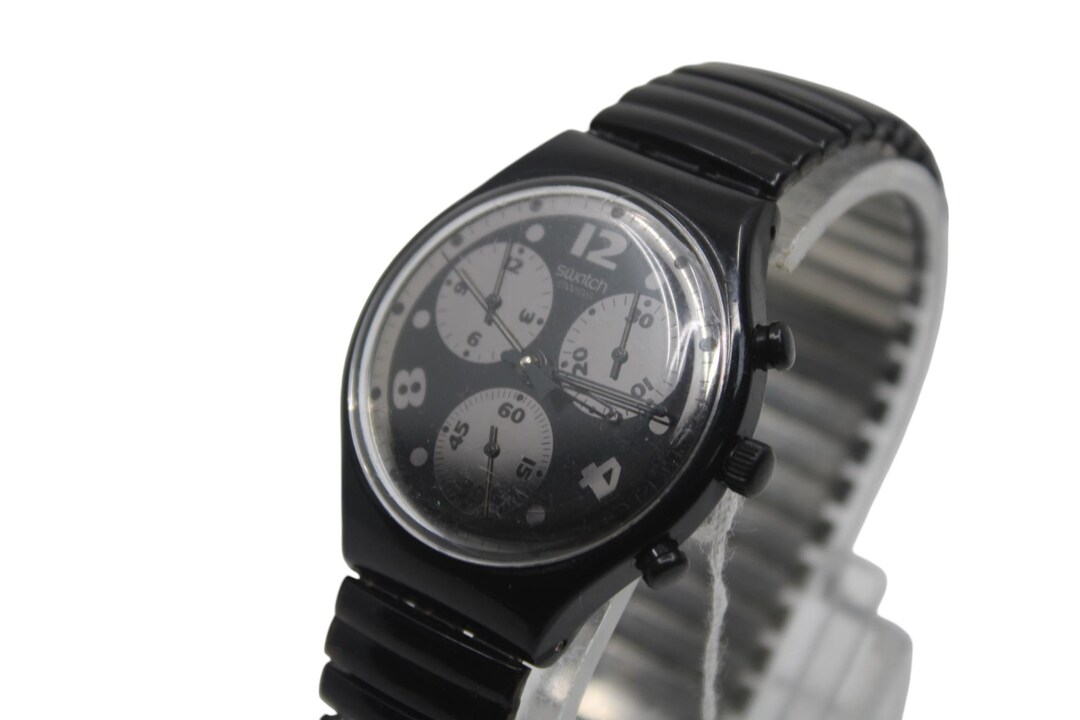 1993 'moon Shadow' Vintage Gents Chrono Swatch SCB110, in a Nice, Used ...