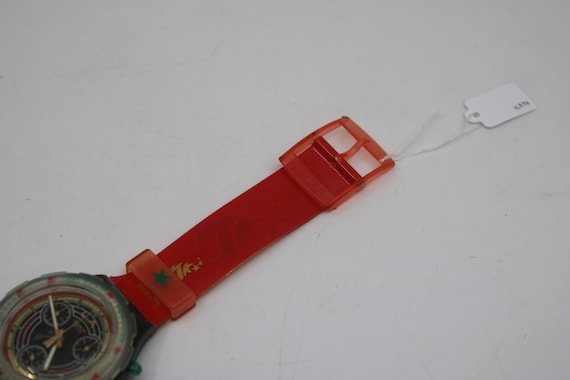 Vintage Swatch Olympic Scuba Aqua Chrono 'Said Aouita… - Gem