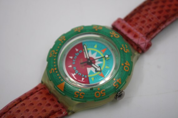 1993 Vintage Swatch Scuba 'Tipping Compass' SDK111, i… - Gem