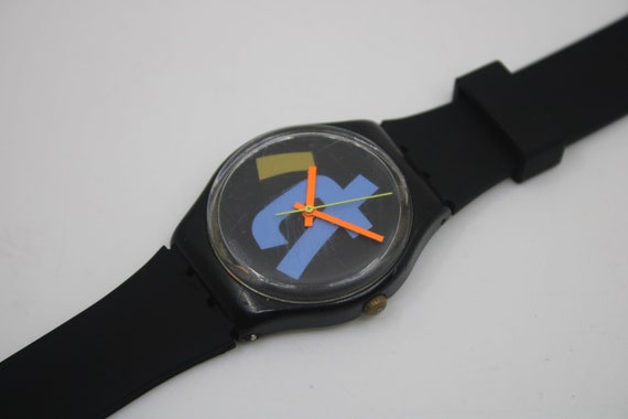 1989 Vintage Gents Swatch 'Harajuku' GB124, GOOD, mu… - Gem