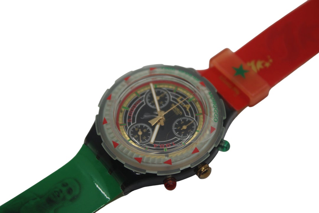 Vintage Swatch Olympic Scuba Aqua Chrono 'said Aouita' SEZ101, New Old ...