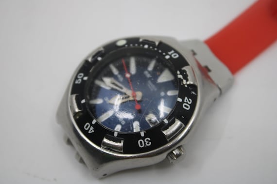 Unique, Vintage Swatch Keychain, made from recycled, … - Gem