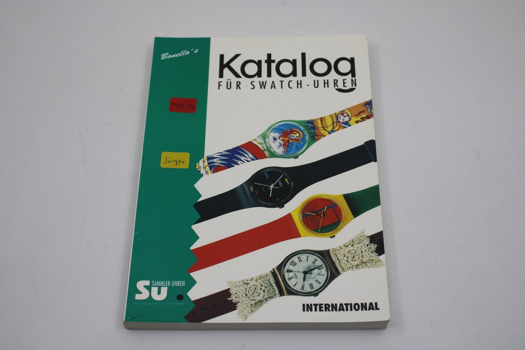 RARE Swatch Watch Collectors Guide - 1983 - 1992 - Nice, USED Condition ...