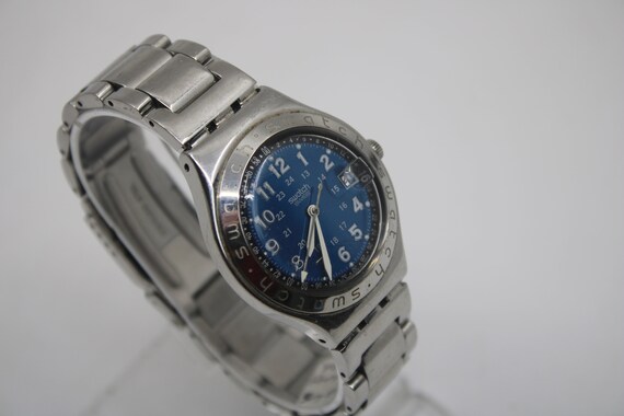 1993, Swatch Irony, 'Happy Joe' Blue YGS400GX, No Box… - Gem