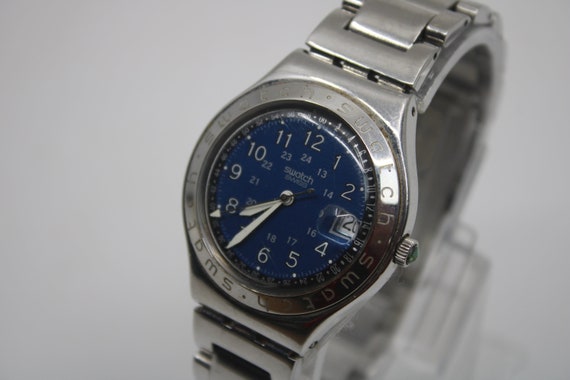 1993, Swatch Irony, 'Happy Joe' Blue YGS400GX, No Box… - Gem