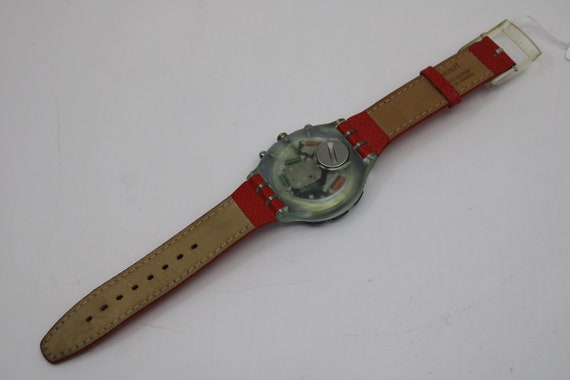 1993 Vintage Swatch Aqua-Chrono Scuba 'Red Harbour' S… - Gem