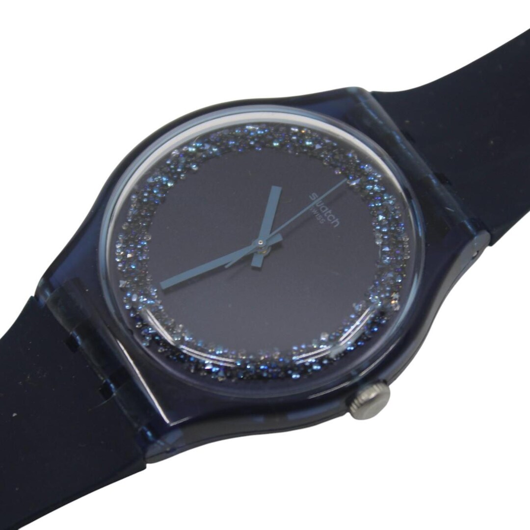 Swatch Watch New Gent 'blue Sparkles' SUON134, Working Fine, Near Mint ...