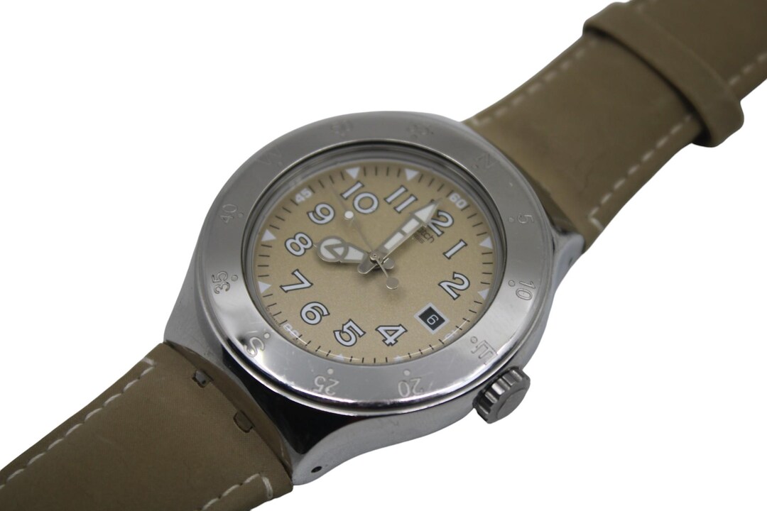 Swatch Irony Nabab, 'bushman' YNS406, No Box, Original Strap, Working ...