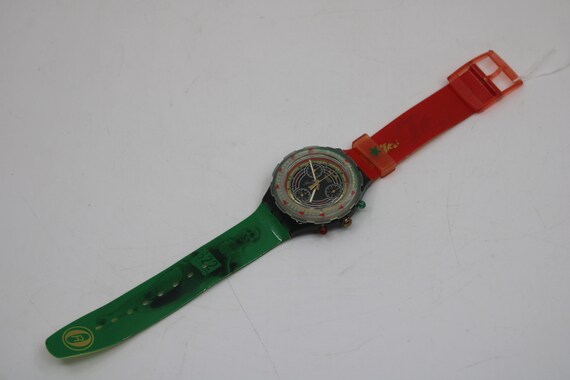 Vintage Swatch Olympic Scuba Aqua Chrono 'Said Aouita… - Gem