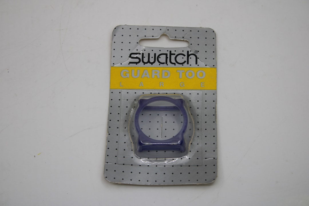Swatch Guard, for 34mm GENTS Swatches, Unused, Original Swatch, PURPLE ...