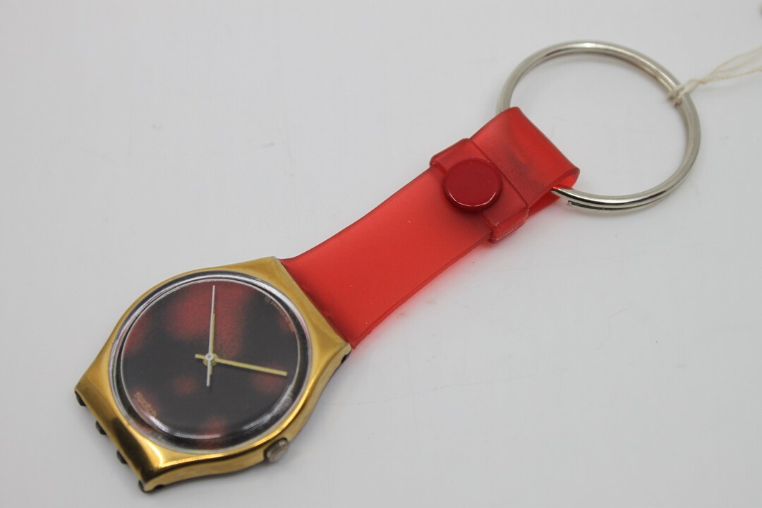 Unique, Vintage Swatch Keychain, GX104, 1988, 'sloan Ranger', Made From ...
