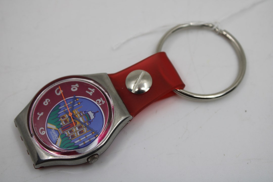 Unique, Vintage Swatch Keychain, GX125, 1993, 'dehli', Made From ...