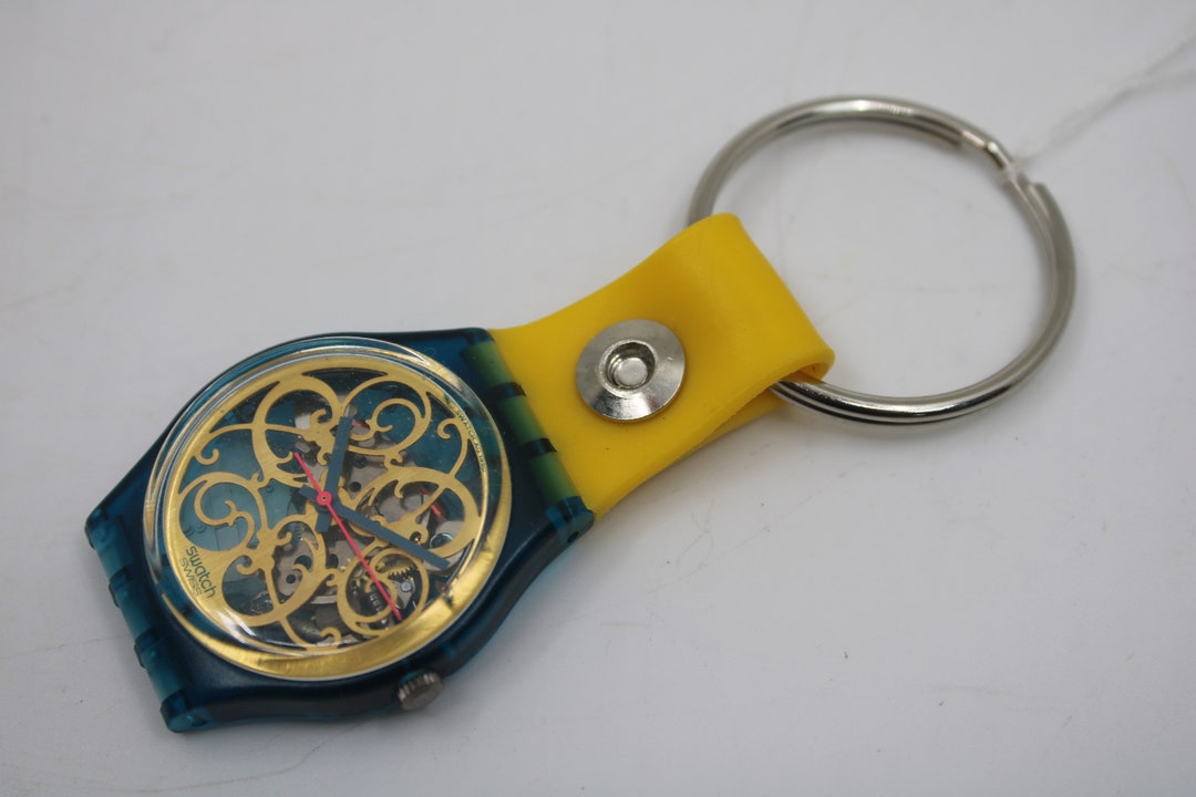 Unique, Vintage Swatch Keychain, GN107, 1990, 'stucchi', Made From ...