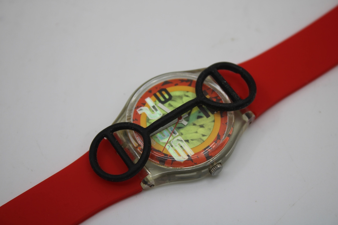 1980s / 1990s, Vintage Swatch Rubber Guard, for 34mm GENTS Swatches, Unused, Original Swatch ...
