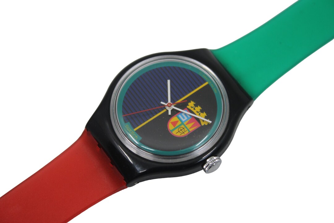 Sir Swatch Automatic Swatch, 1986, NEW Strap and NEW Case, 100% Working ...