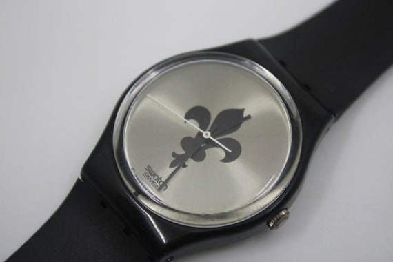 1989 Swatch Gents 'Lucretia' GB126, 100% working, NIC… - Gem