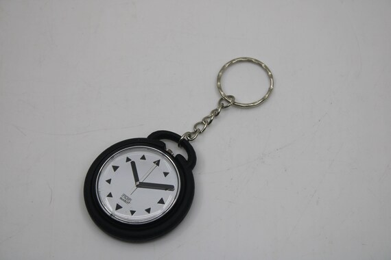 Unique, Vintage Swatch Keychain, PWB174, 1994, Tri-An… - Gem