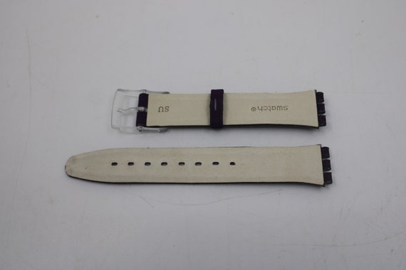 Vintage Swatch Skin Strap, 'Flower Track', SFK278, Ne… - Gem
