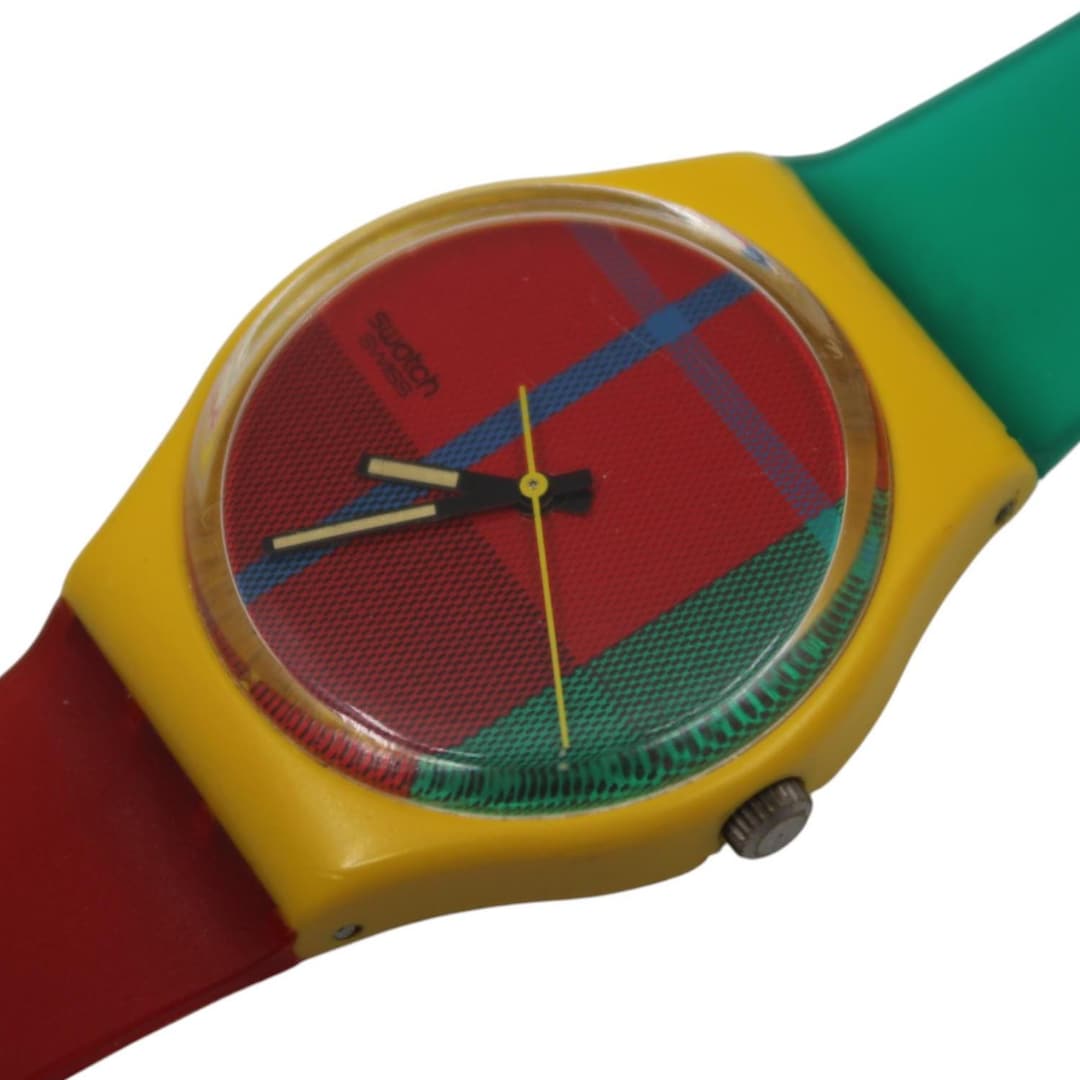 1986 Vintage Gents Swatch, 'mc Gregor', GJ100, Nice, Used Condition ...
