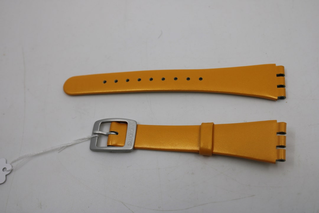 2002, Vintage Swatch Irony Strap, 'falling Star' Orange, YLS1013, 17mm ...