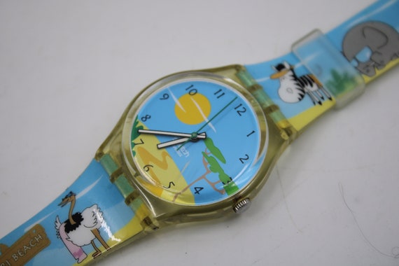 Vintage Gents Swatch 'Safari Beach' GE165, very good… - Gem