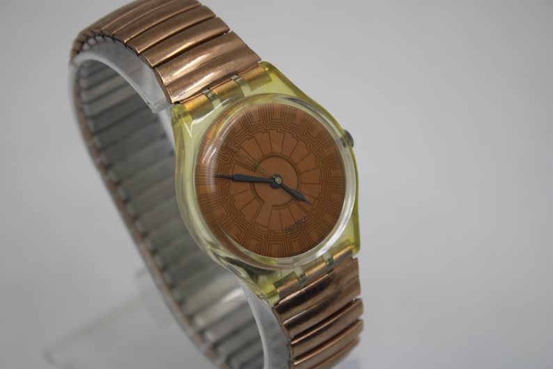 1990, Vintage Gents Swatch, 'copper Dusk' GK127/128, NO Box, Nice, Used ...
