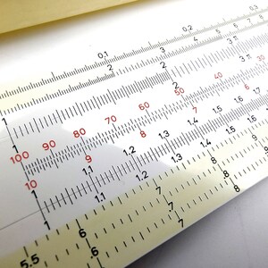 Vintage Logarithmic Slide Ruler Germany 1960's - Etsy