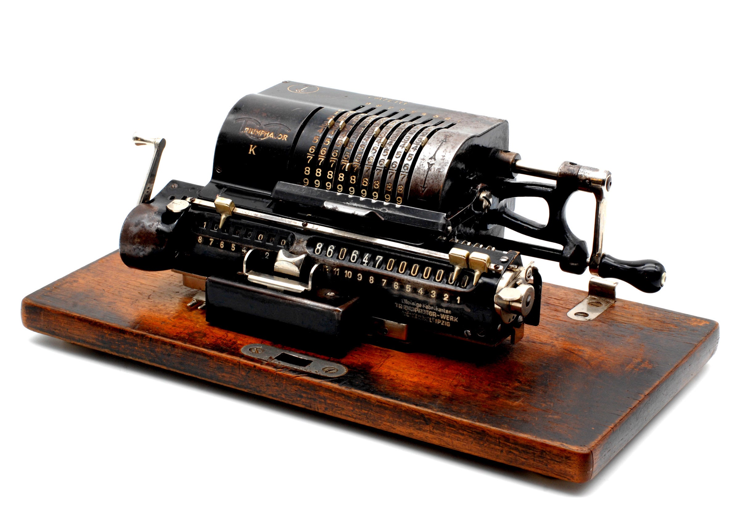 Triumphator Model K 1920 Antique Pinwheel Calculator - Etsy