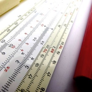 Vintage Logarithmic Slide Ruler Germany 1960's - Etsy