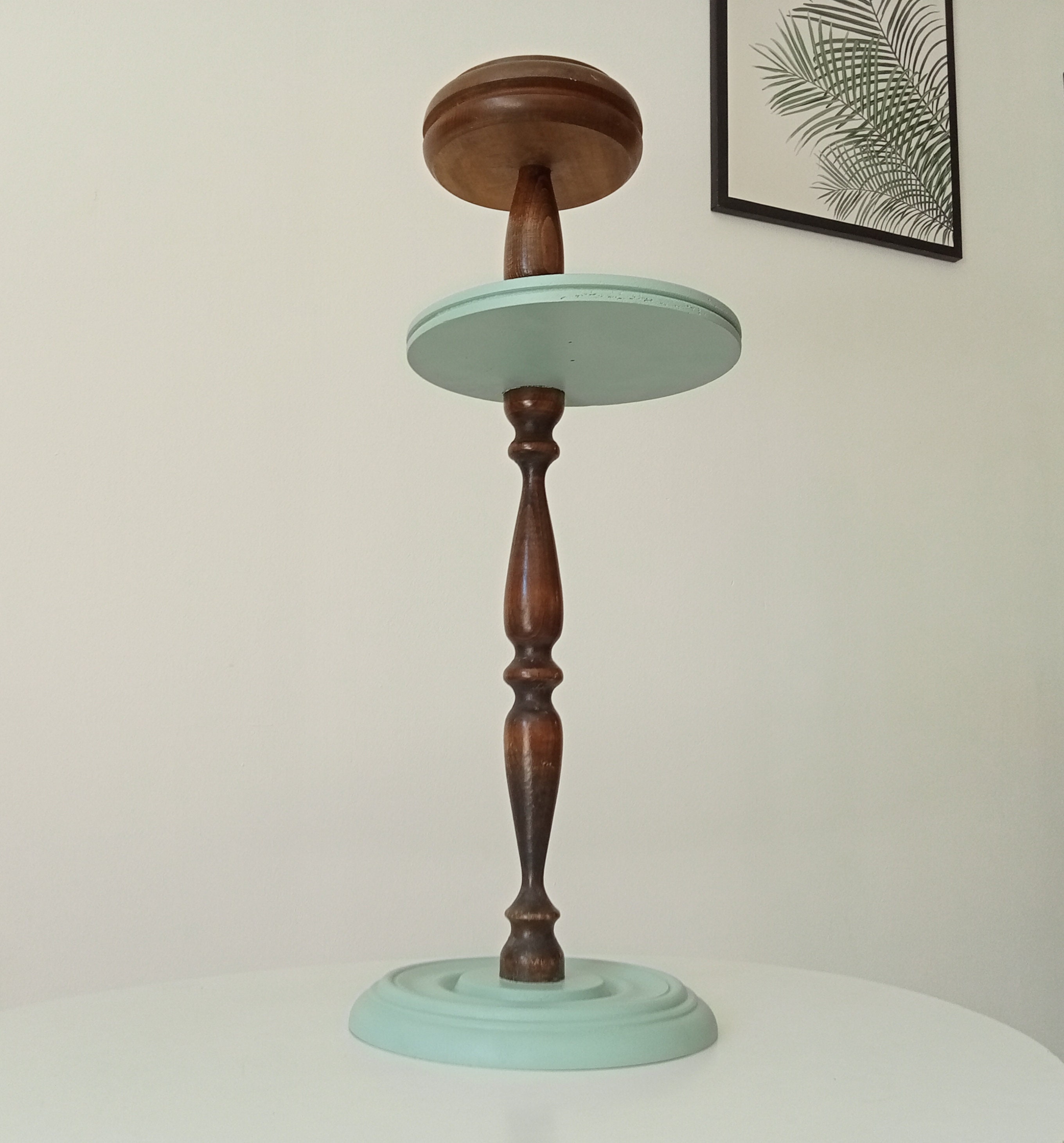 Vintage Turned Wooden Ashtray Holder, Vintage Turned Wooden Ashtray Holder - Etsy