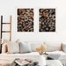 Wood Log Set of 2 Prints - Wood Art - Wood Pile Poster - Rustic Poster ...