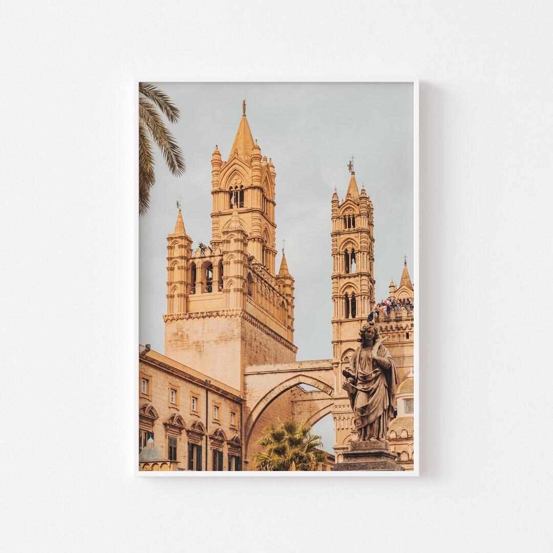 Palermo Cathedral Print, Italy Photography, Sicily Wall Art, Italian ...