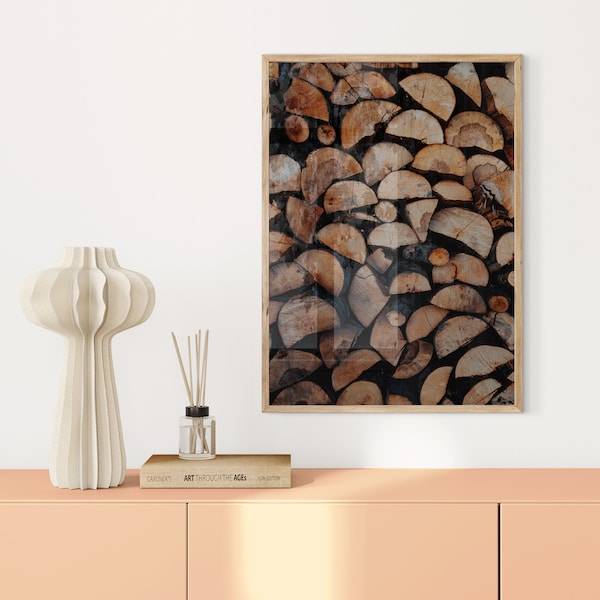 Rustic Wood Print - Etsy