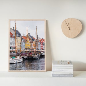Copenhagen Set of 2 Prints Denmark Architecture Poster Travel Gift ...