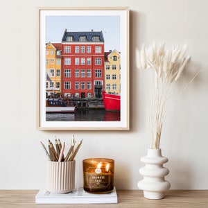 Copenhagen Set of 2 Prints Denmark Architecture Poster Travel Gift ...
