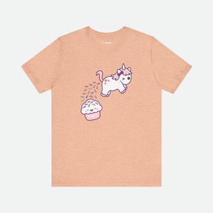 Unicorn Poo Cupcake T-shirt, Kawaii Unicorn Sprinkles Poo Shirt, Funny ...